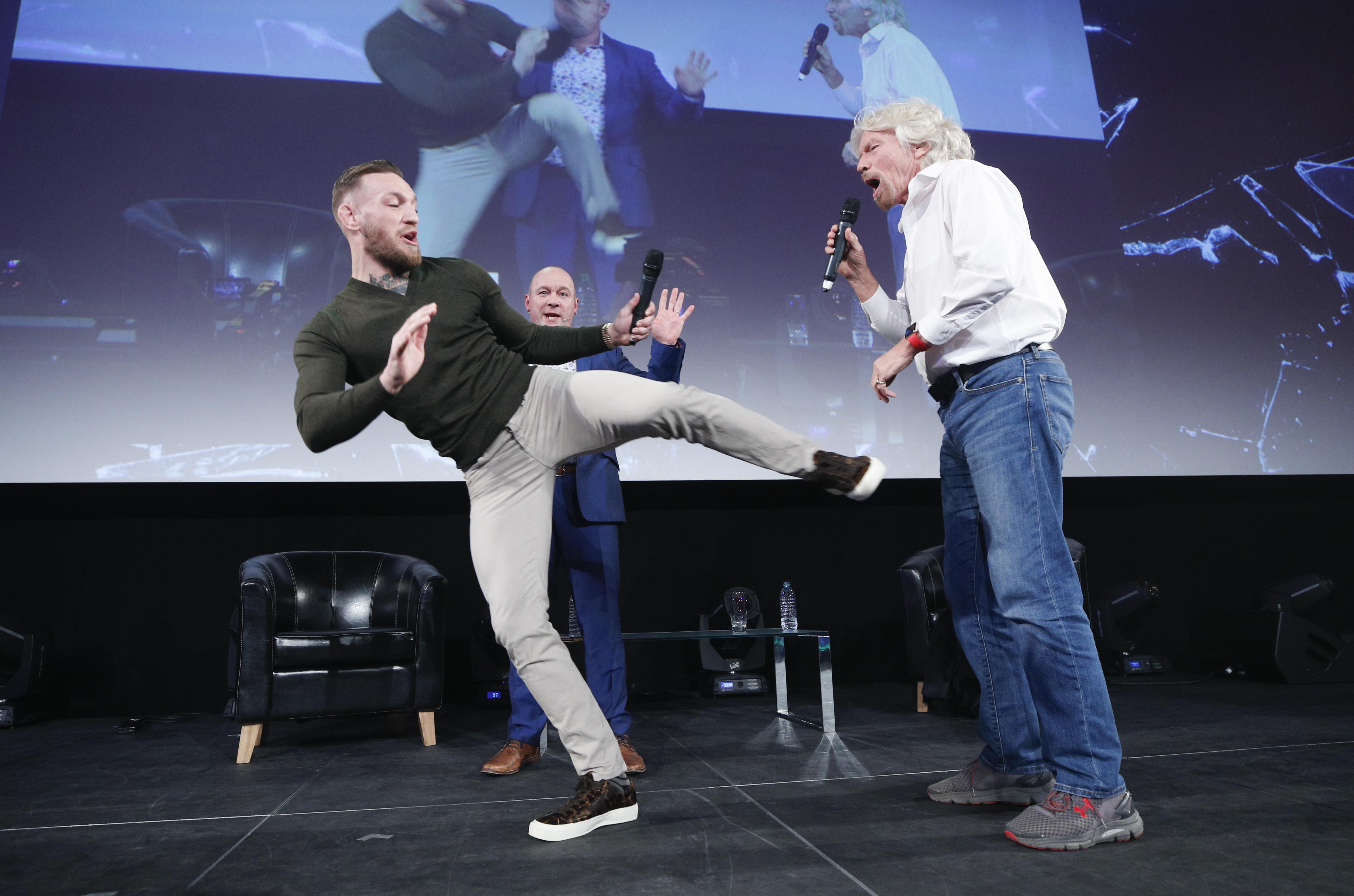 Conor McGregor Meets Sir Richard Branson | Pendulum Summit 2018